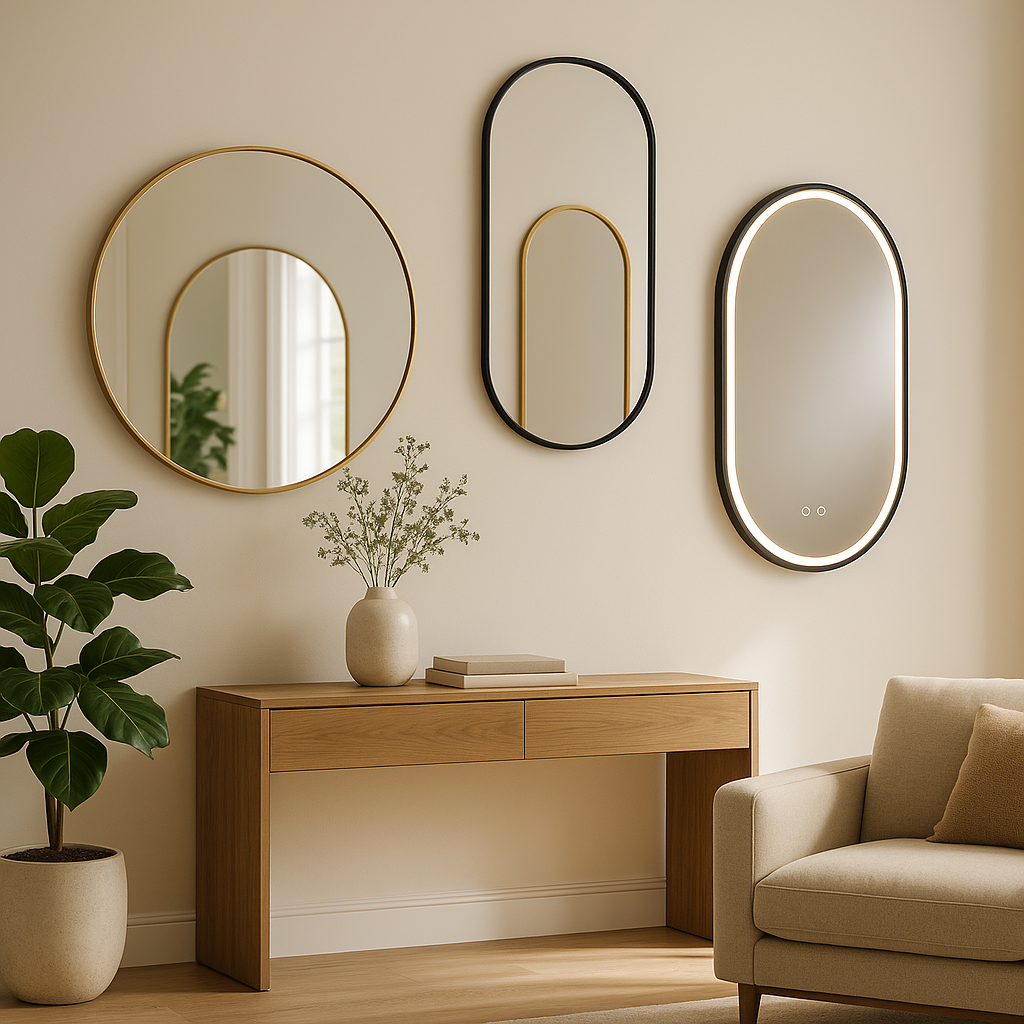 Top 5 Mirror Shapes Every Modern Home Needs in 2026 – Tuscan Mirrors