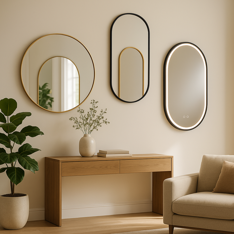 Top 5 Mirror Shapes Every Modern Home Needs in 2026 – Tuscan Mirrors